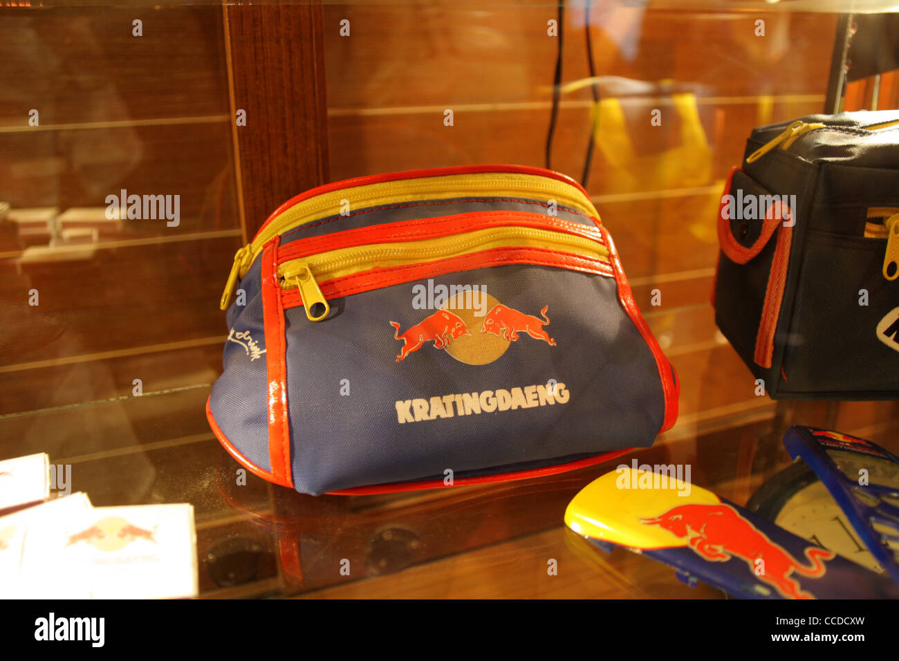 Red Bull bag Stock Photo - Alamy