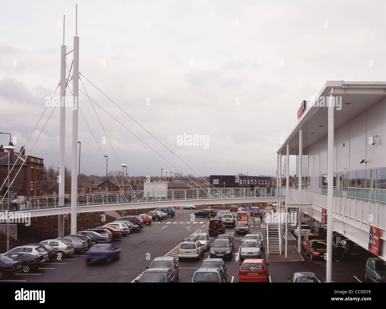 TESCO BRIDGE AND WALKWAYS Stock Photo - Alamy