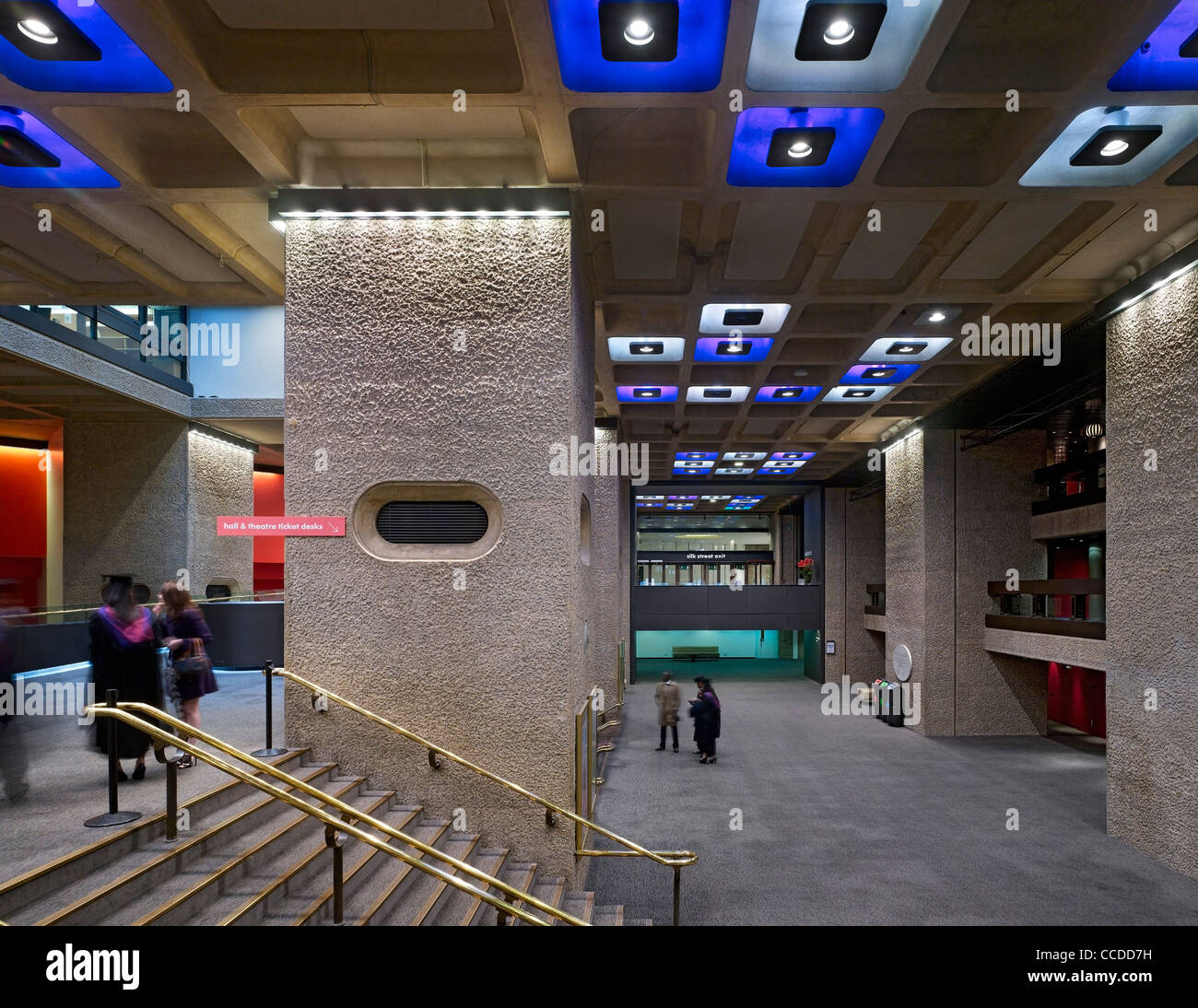 barbican centre estate london 1982 chamberlin powell and bon interior ...