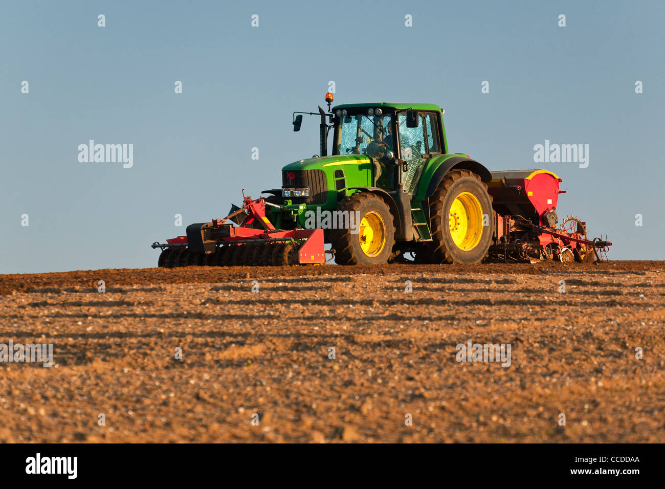 Seed drill tractor hi-res stock photography and images - Alamy