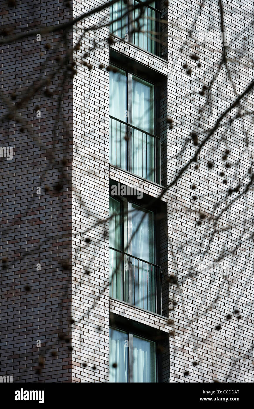 The Brick-Faced Structure Presents A Strongly Articulated Profile ...