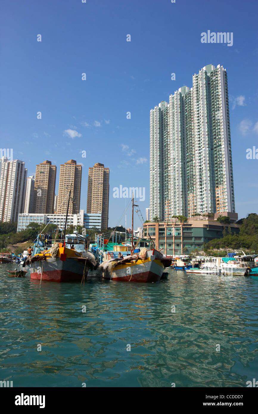 sham wan towers ap lei chau in aberdeen harbour hong kong hksar china ...