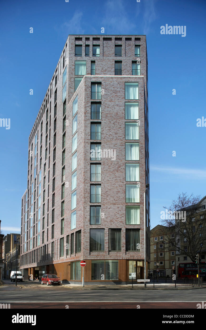 The Brick-Faced Structure Presents A Strongly Articulated Profile ...