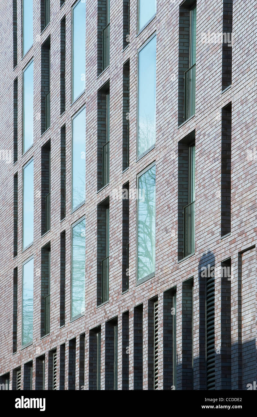 The Brick-Faced Structure Presents A Strongly Articulated Profile ...