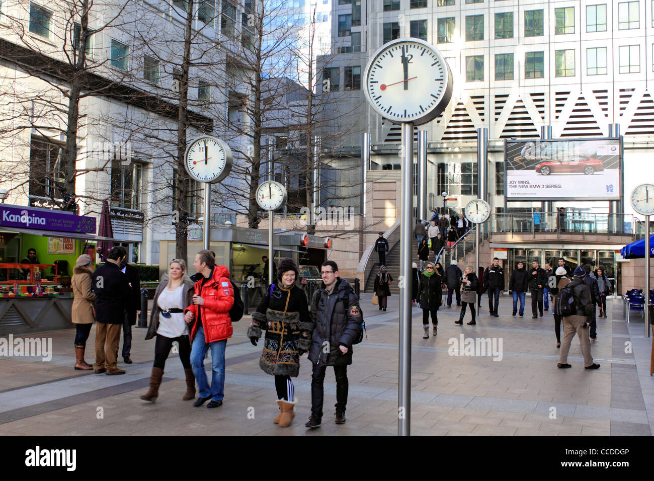 Canary Wharf, Docklands London England UK Stock Photo - Alamy