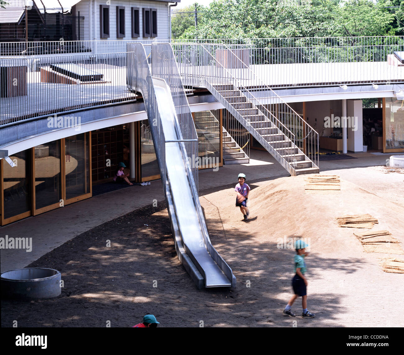 FUJI KINDERGARTEN EXTERIOR VIEW Stock Photo - Alamy