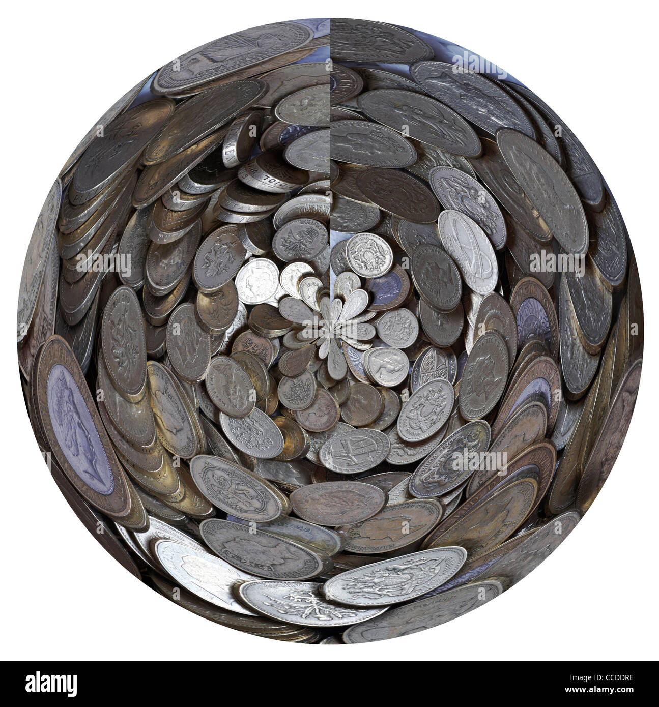 Circular coins hi-res stock photography and images - Alamy
