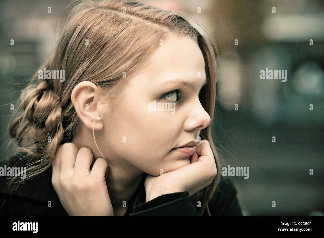 Desaturated portrait hi-res stock photography and images - Alamy