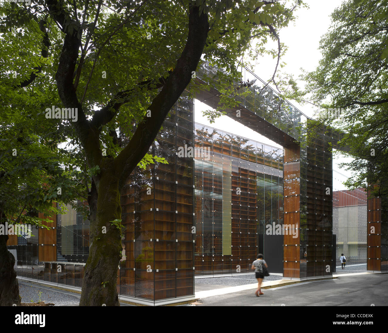 Musashino Art University Library, Tokyo, Japan, 2010 Stock Photo - Alamy