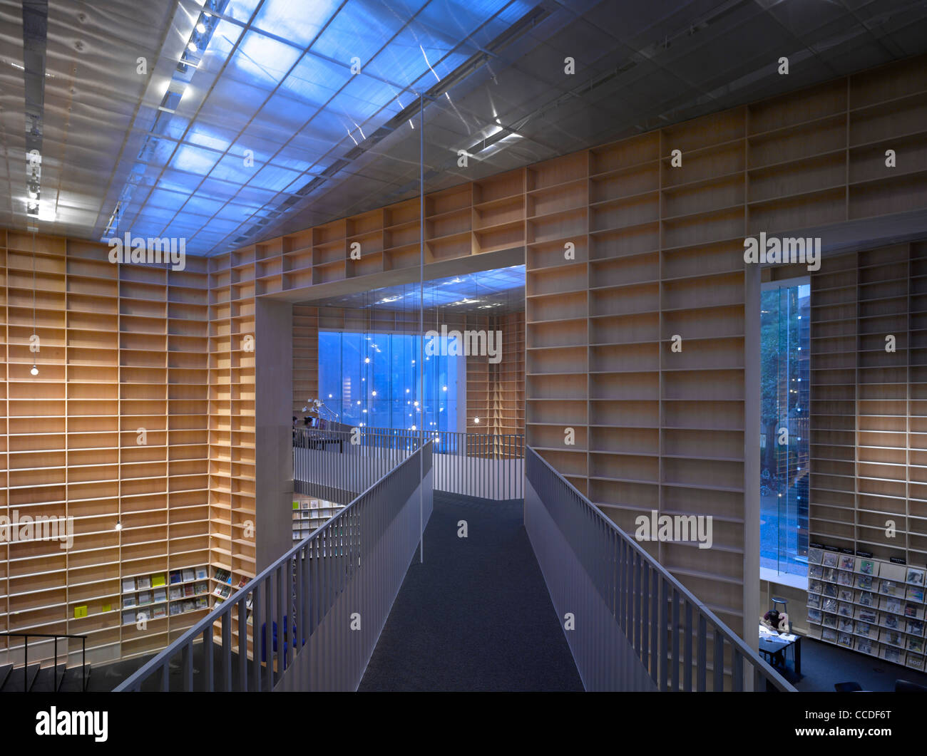 Musashino Art University Library, Tokyo, Japan, 2010 Stock Photo - Alamy