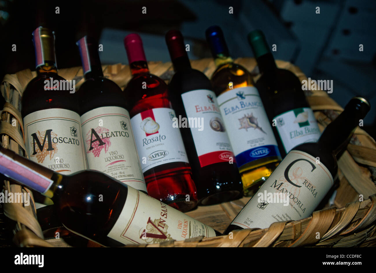 Wine from Elba Stock Photo - Alamy