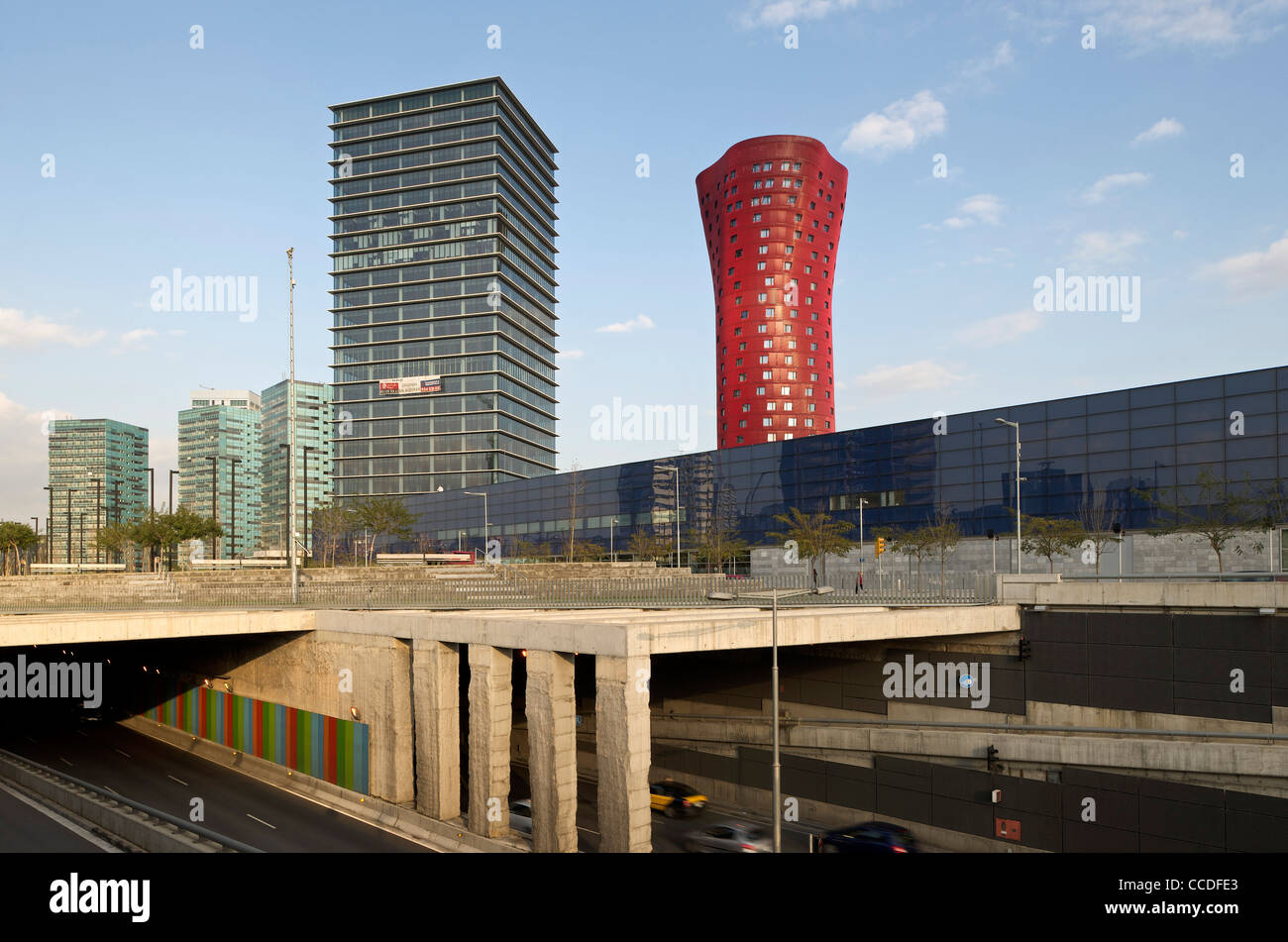 porta fira towers toyo ito barcelona spain 2010 hotel office building ...
