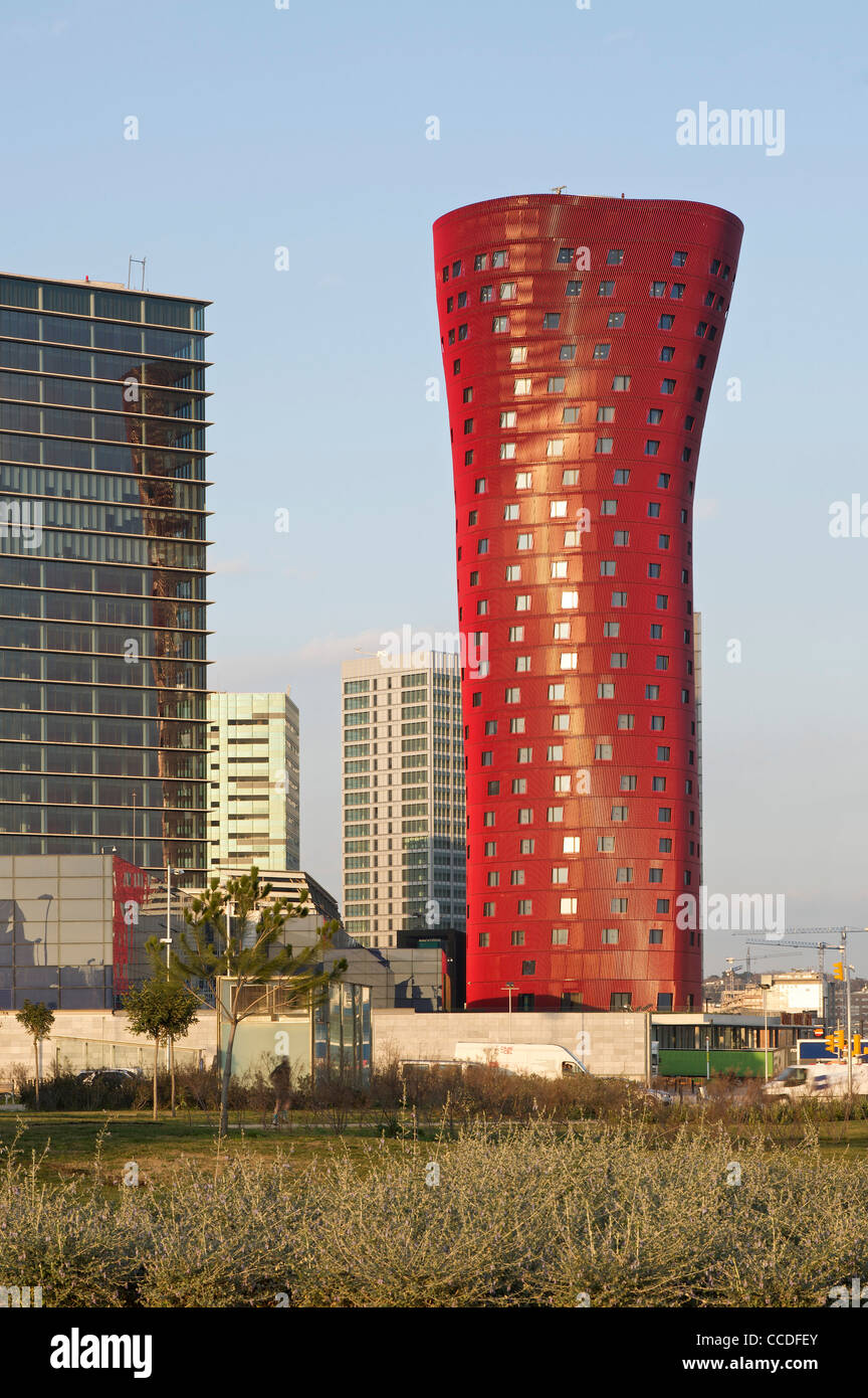 porta fira towers toyo ito b720 arquitectos barcelona spain 2010 hotel ...
