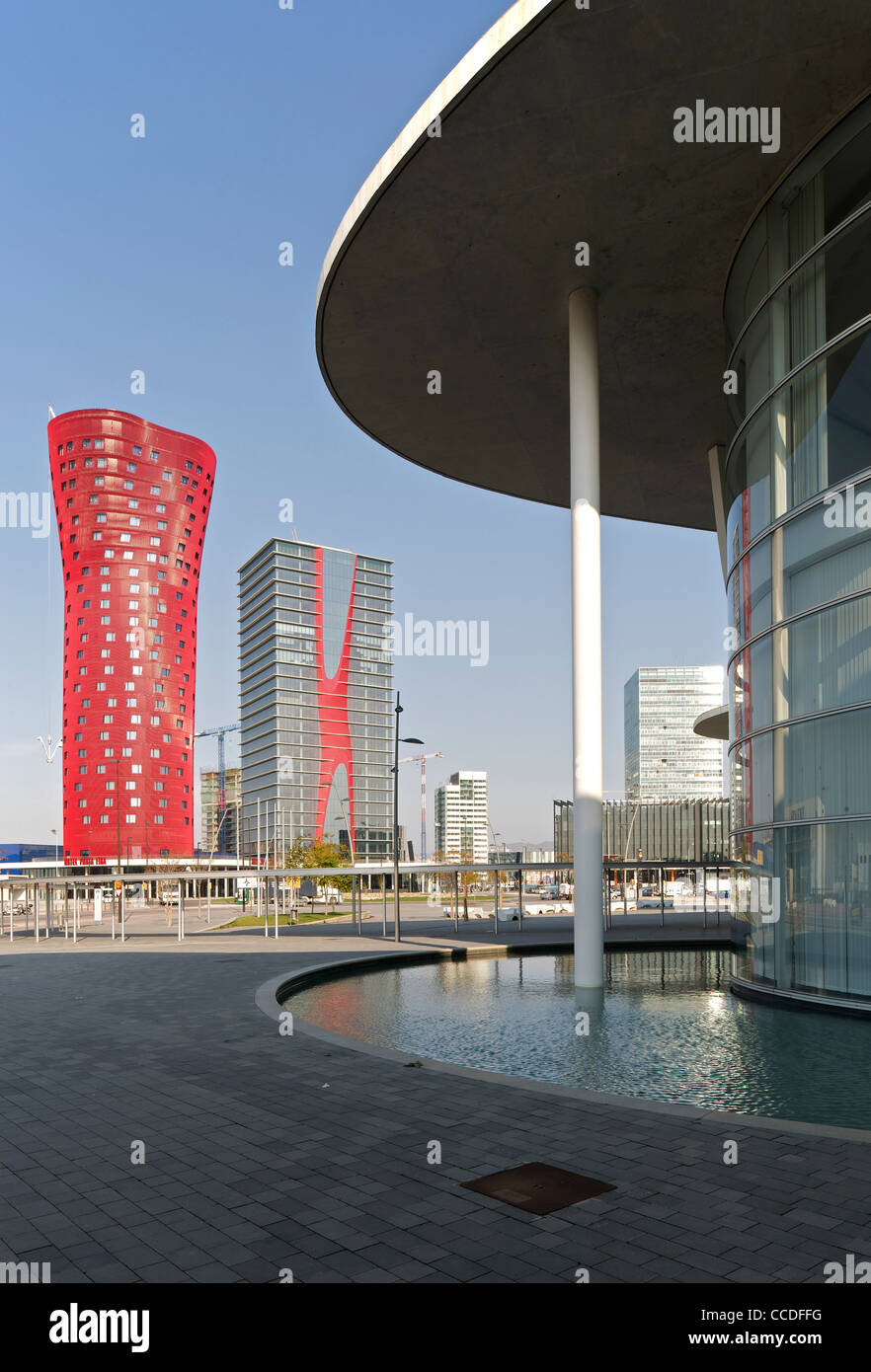 porta fira towers toyo ito b720 arquitectos barcelona spain 2010 hotel ...