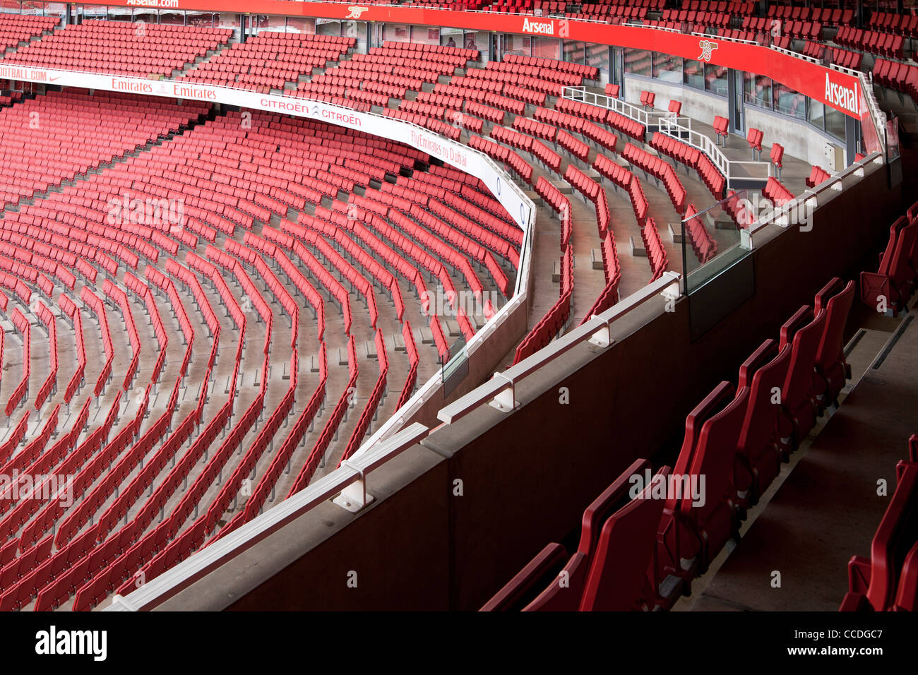 emirates stadium, hok sport, london, 2006, view of stands Stock Photo ...