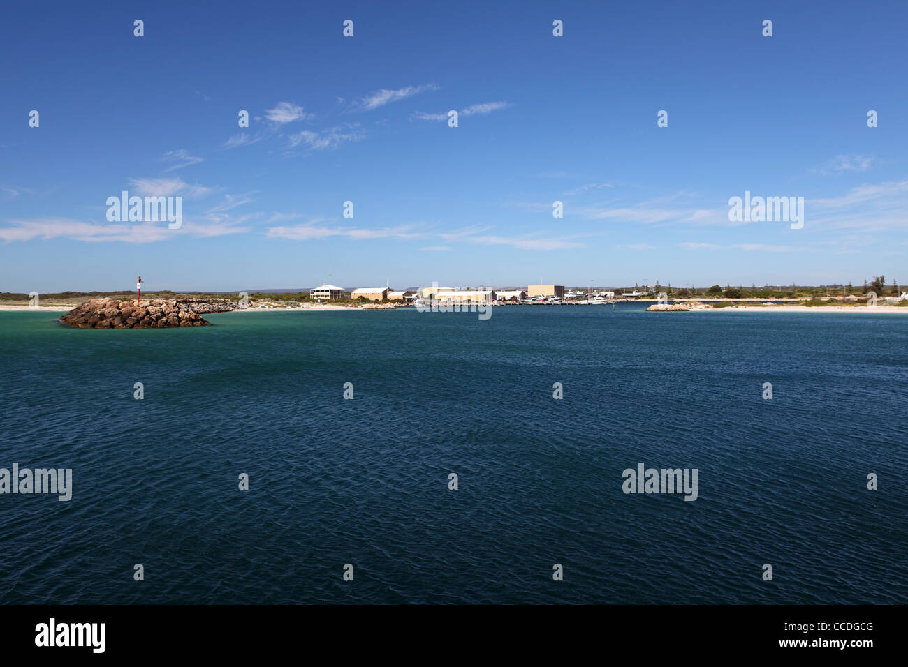The harbor and marina at Jurien Bay, Western Australia, Australia Stock ...