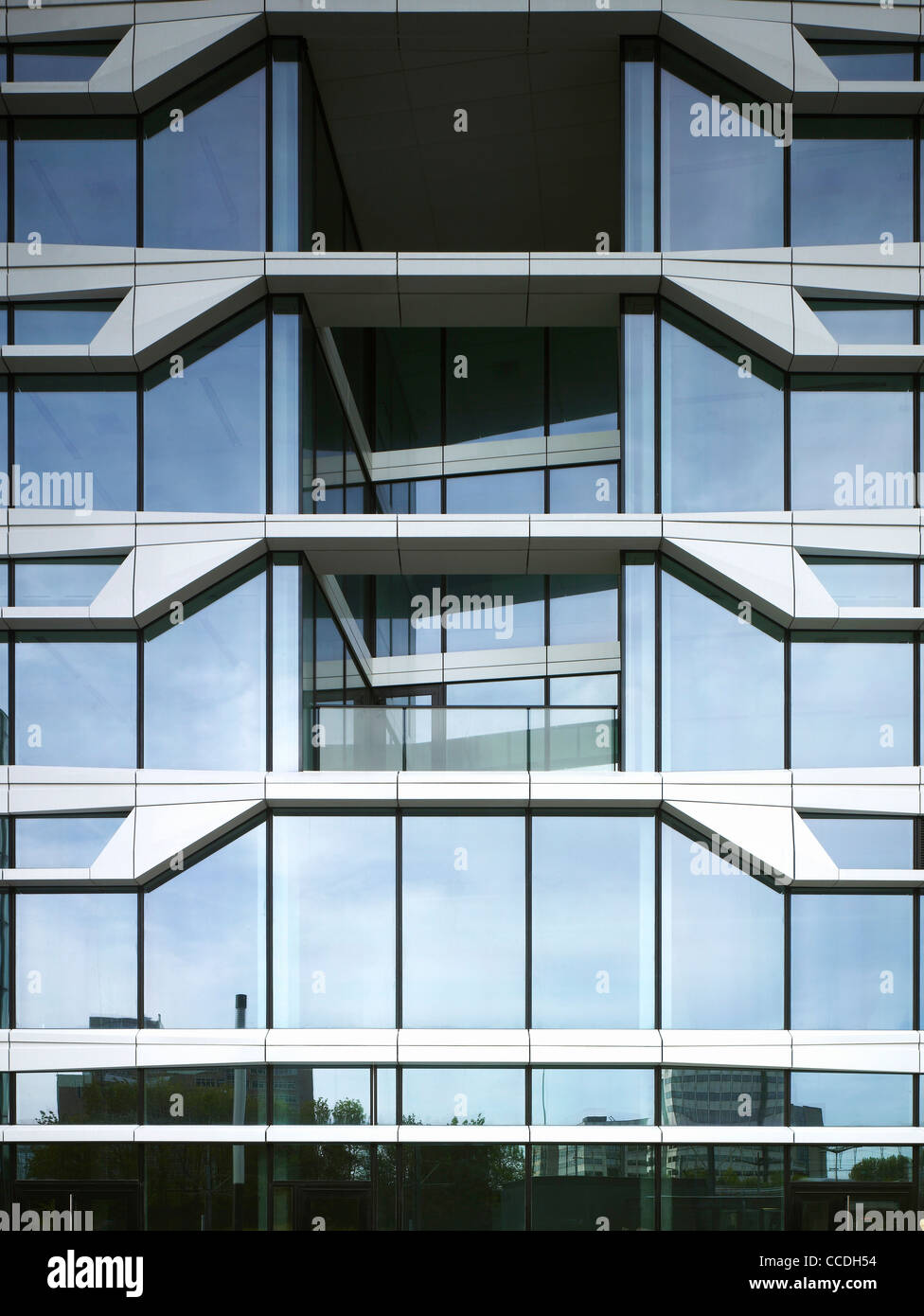 The Unstudio Tower Is Located On The South Axis In Amsterdam, Which ...