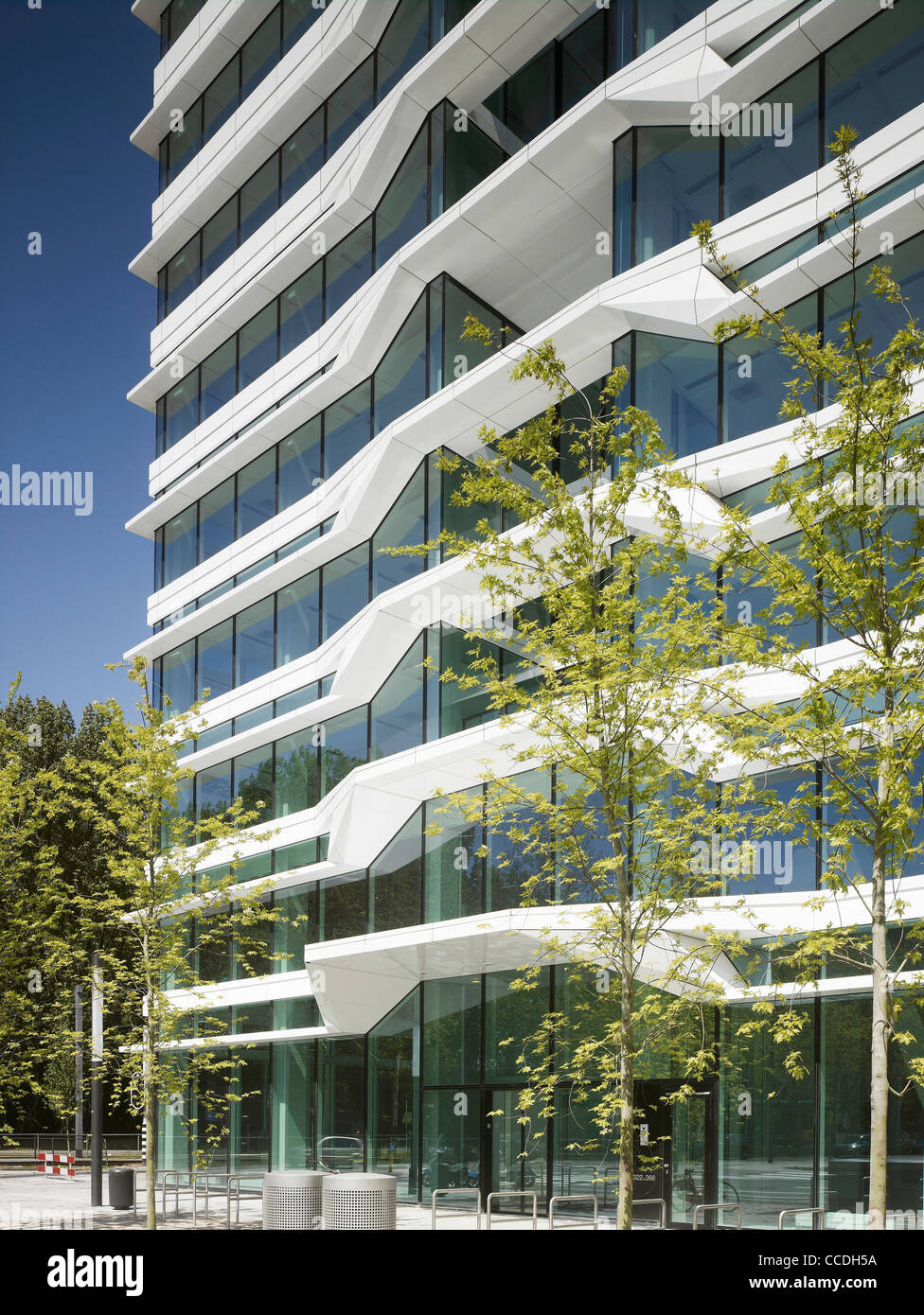 The Unstudio Tower Is Located On The South Axis In Amsterdam, Which ...