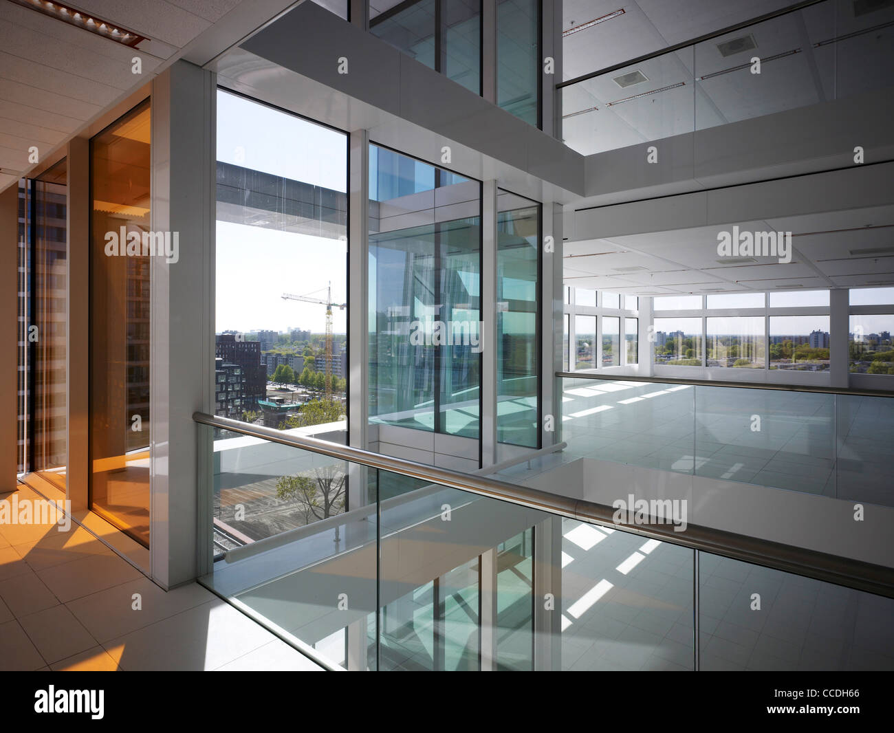 The Unstudio Tower Is Located On The South Axis In Amsterdam, Which ...