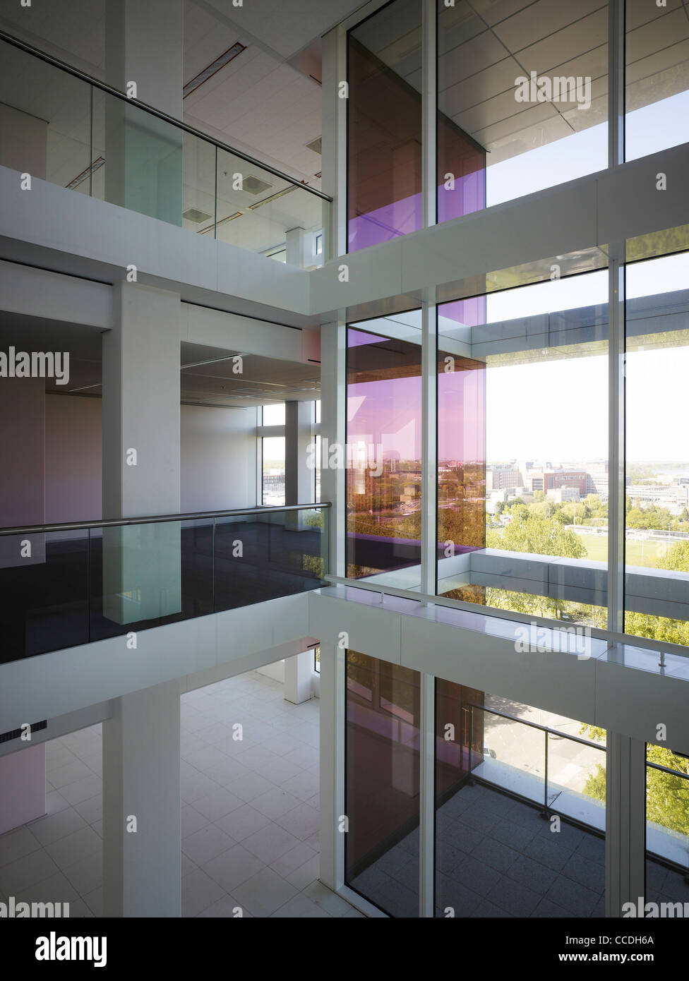 The Unstudio Tower Is Located On The South Axis In Amsterdam, Which ...