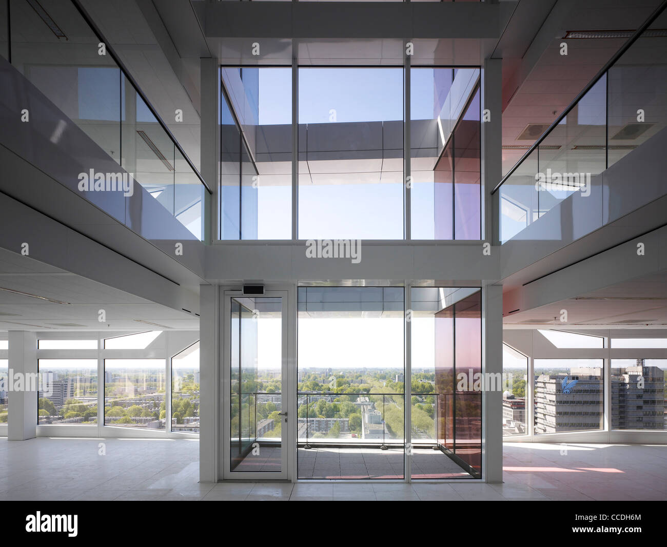 The Unstudio Tower Is Located On The South Axis In Amsterdam, Which ...