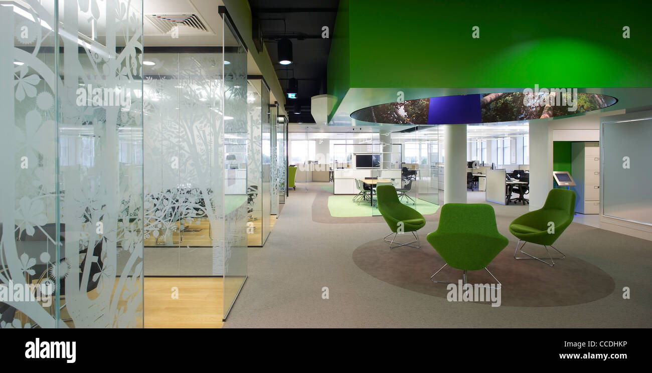 O2 Headquarters, Slough, United Kingdom, Tp Bennett, 2009 Stock Photo ...