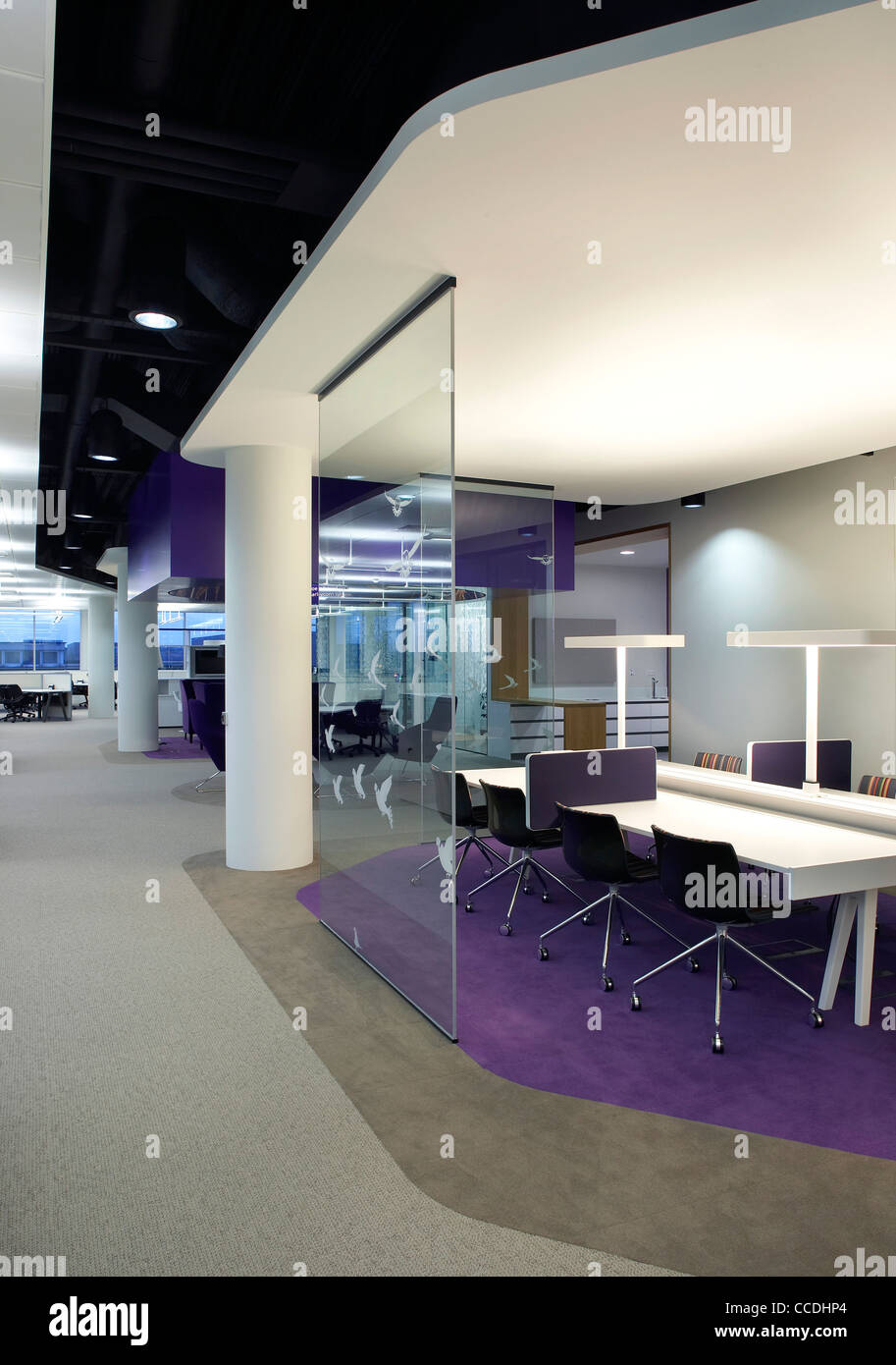 o2 headquarters tp bennett bath road slough berkshire uk 2009 interior ...