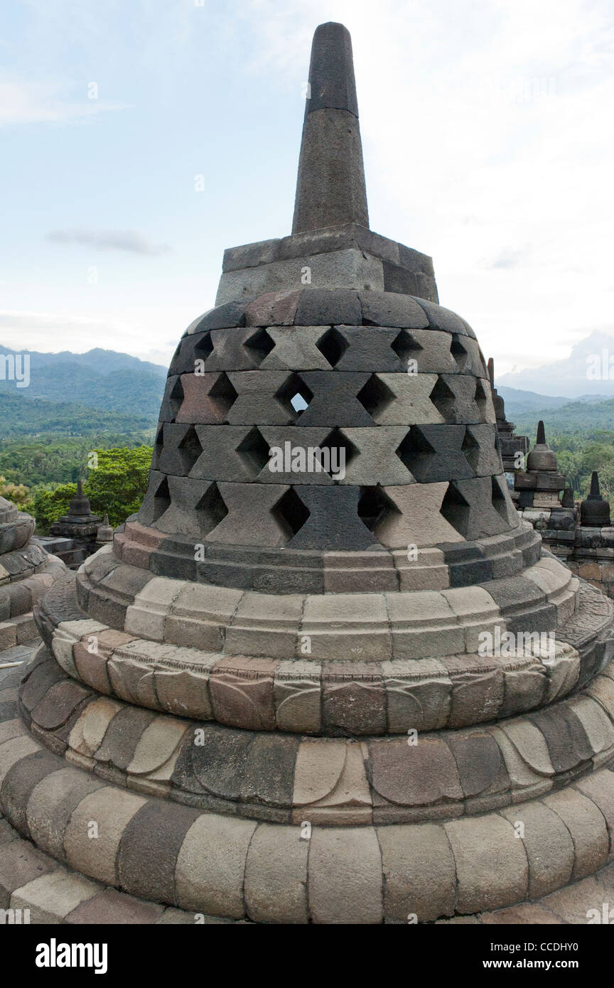 Borobudur temple compounds hi-res stock photography and images - Alamy