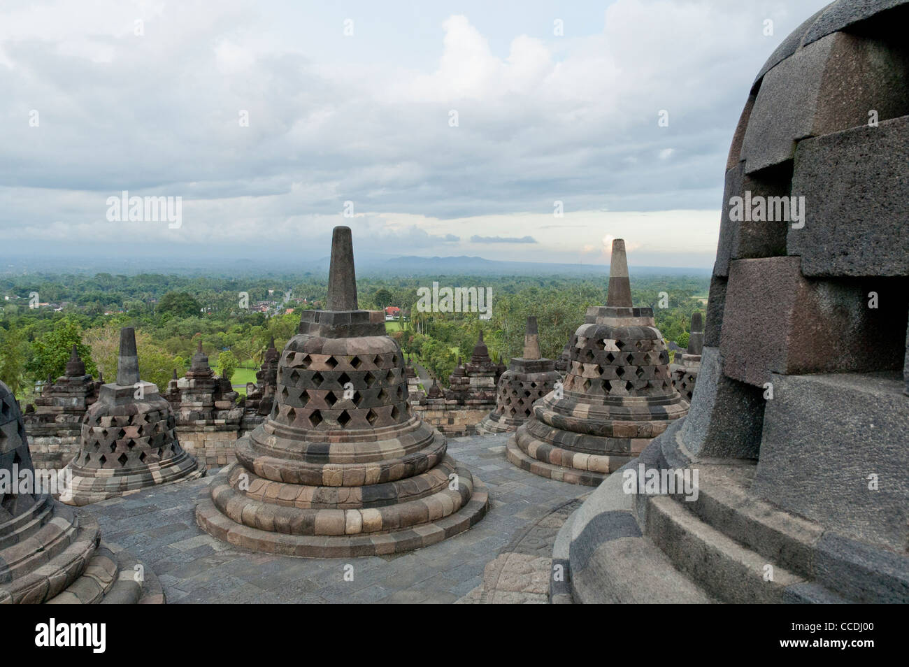 Borobudur temple compounds hi-res stock photography and images - Alamy