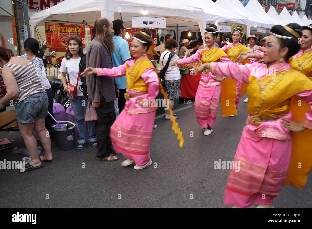 Thai traditional music parade festival in Bangkok Stock Photo - Alamy