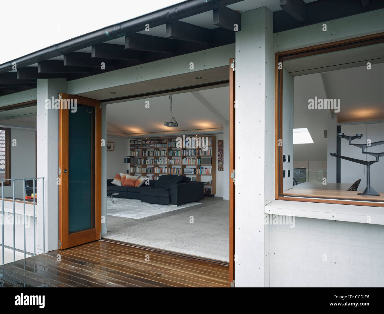 Nicholson House, Mac-Interactive Architects, Sydney, 2009, from balcony ...