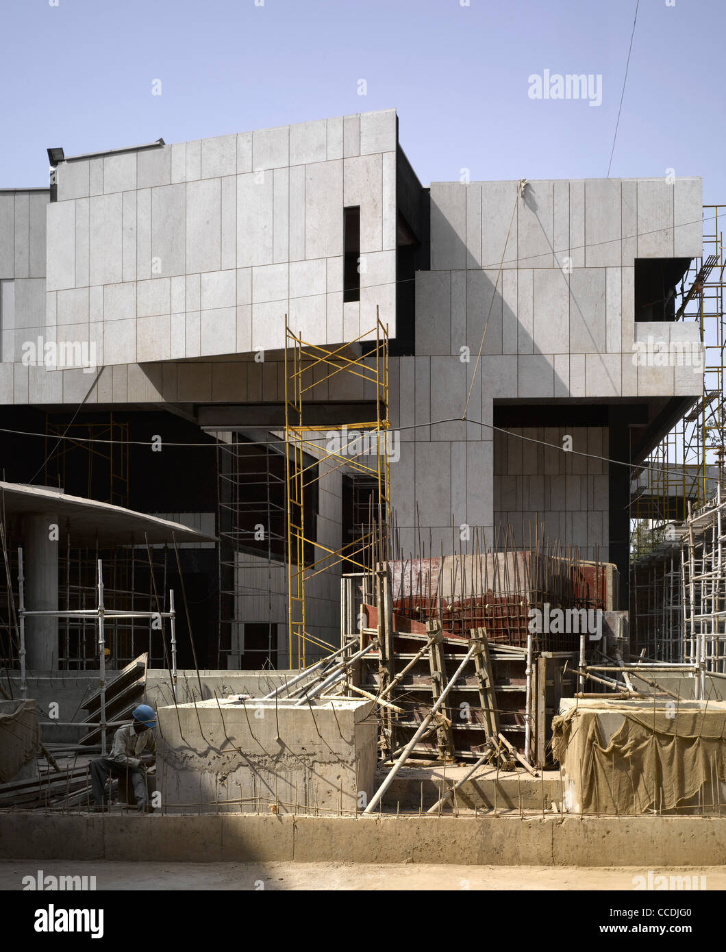 TATA CORPORATE COMPLEX IN CONSTRUCTION-OVERALL VIEW Stock Photo - Alamy