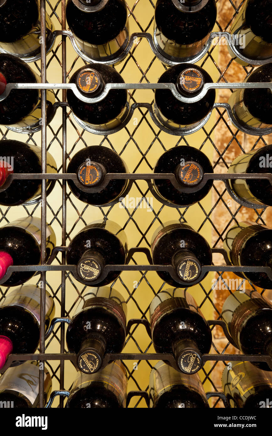 bottles wine rack shape drink drinking red hirizontal cuisine alcohol ...