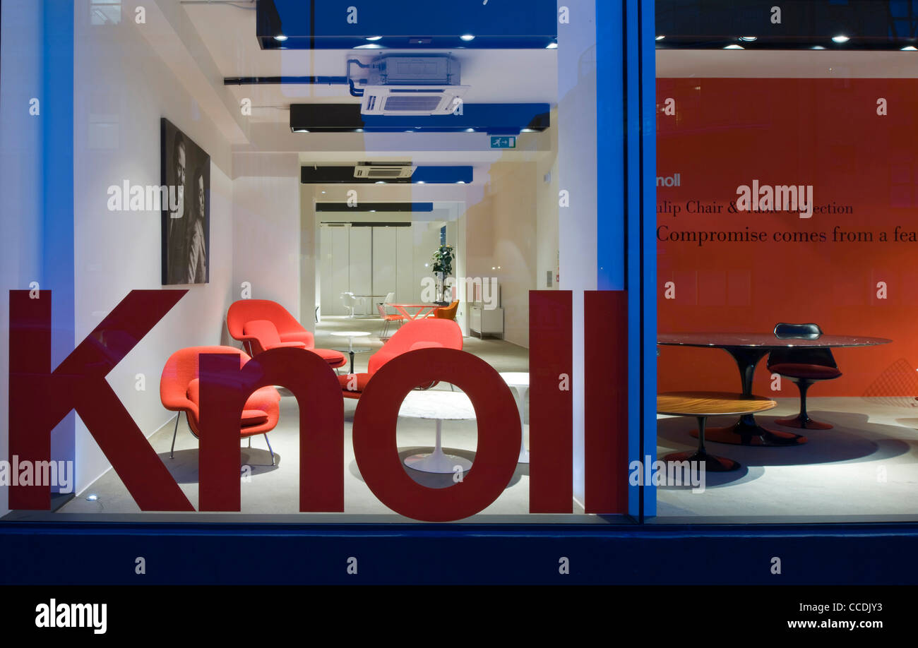 KNOLL SHOWROOM, LONDON, UNITED KINGDOM, PIERO LISSONI, 2010 Stock Photo ...
