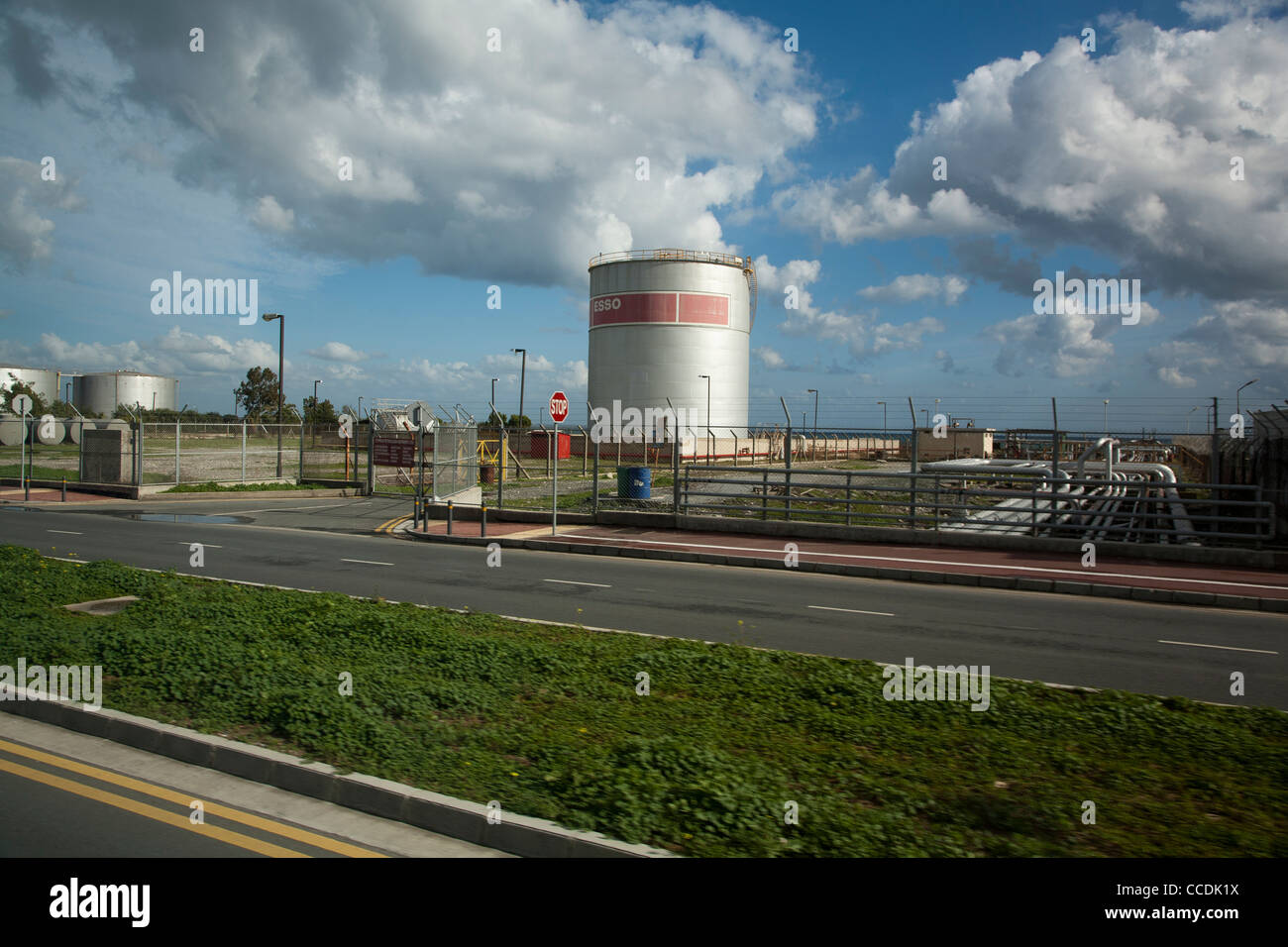 Petrolina Petroleum Oil refining industrial installation tanks Larnaca ...