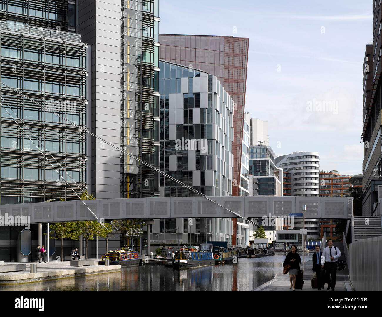 1 MERCHANT SQUARE, MOSSESSIAN AND PARTNERS, 2010, VIEW FROM CANAL Stock ...