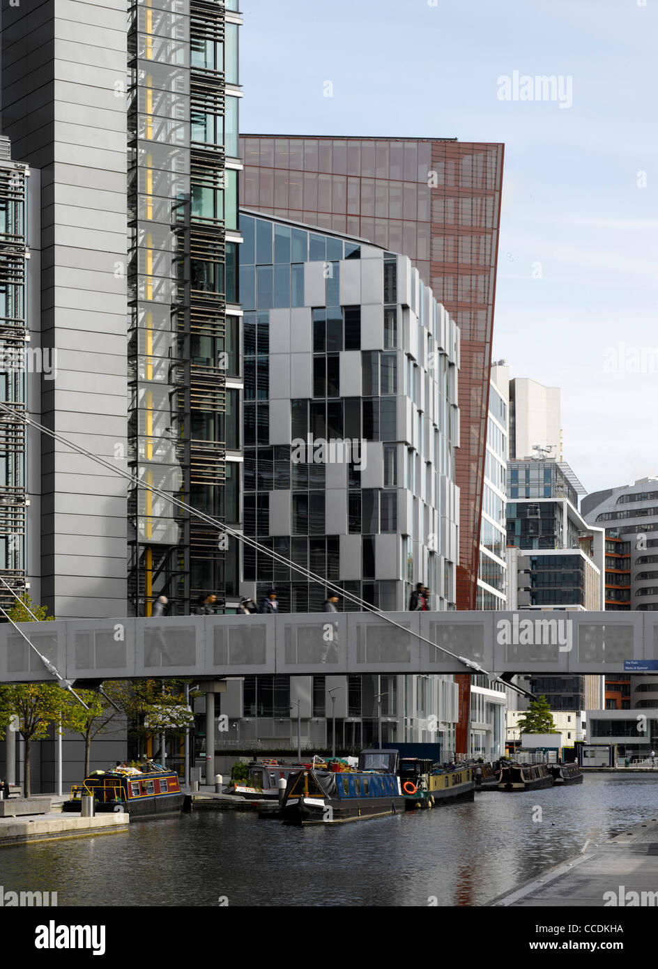 1 MERCHANT SQUARE, MOSSESSIAN AND PARTNERS, 2010, VIEW FROM CANAL Stock ...