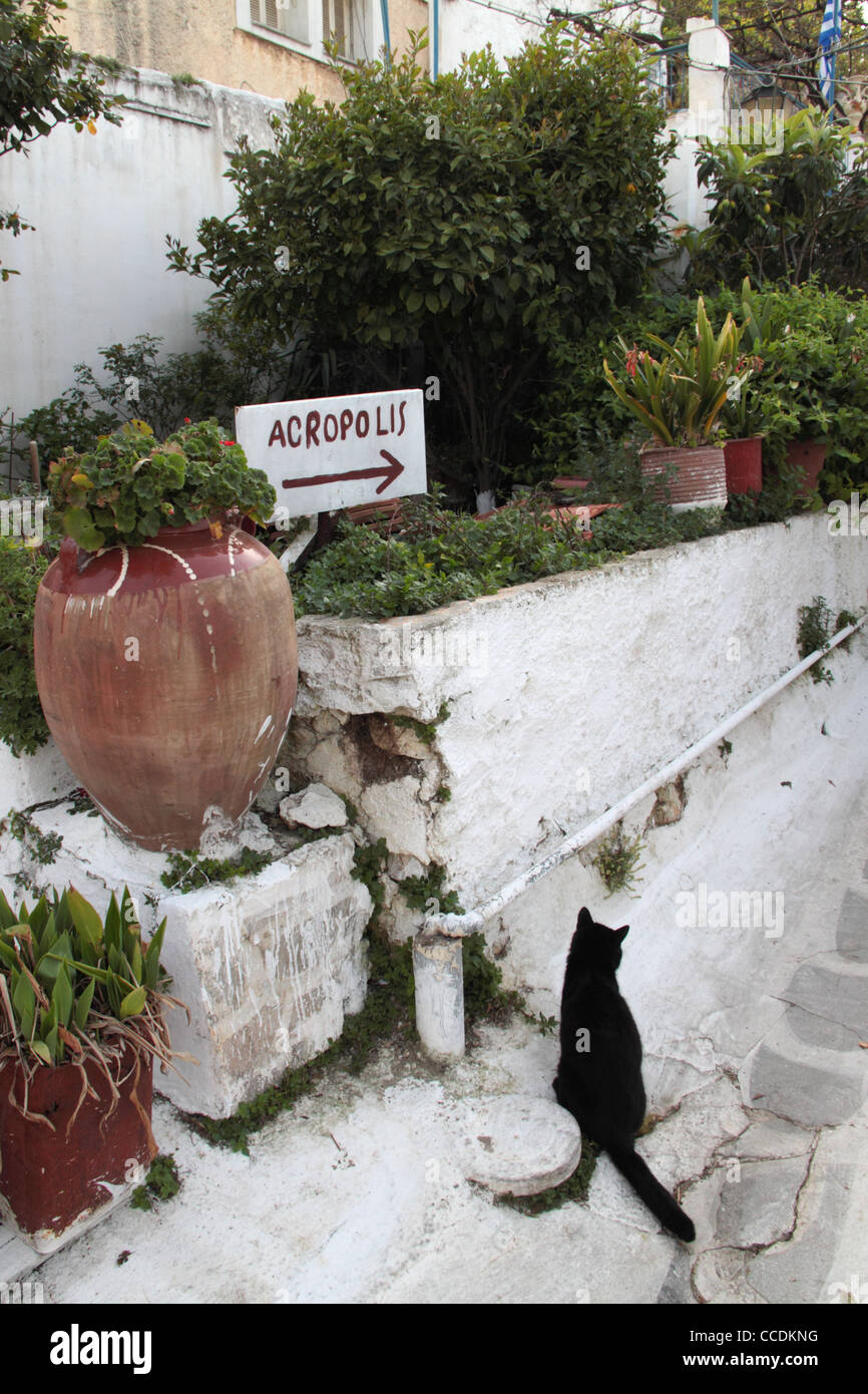 Anafiotika, Plaka, Athens, Attica, Greece Stock Photo - Alamy