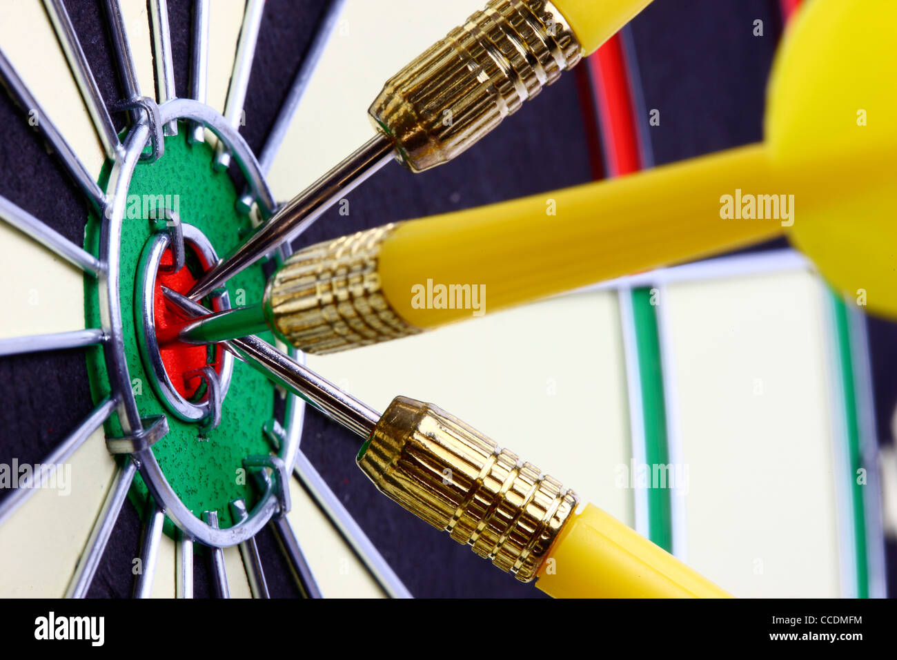 Dartboard, Dart game. Throwing darts Stock Photo - Alamy