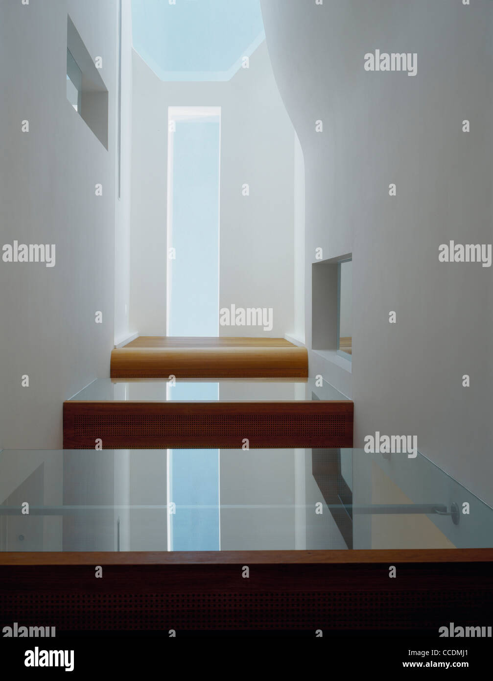 PRIVATE HOUSE UP VIEW IN ATRIUM Stock Photo - Alamy