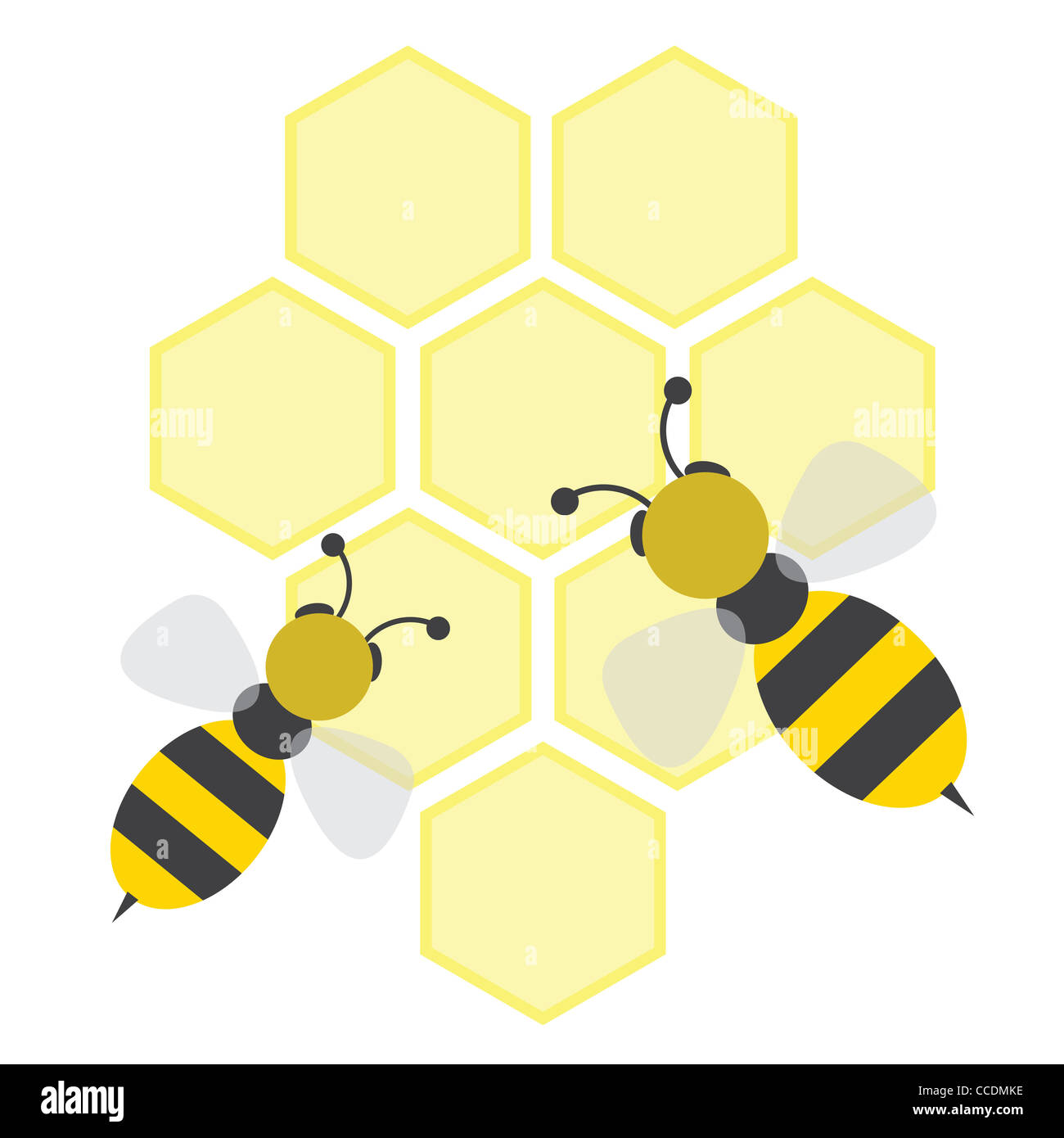 Cartoon bees hi-res stock photography and images - Alamy