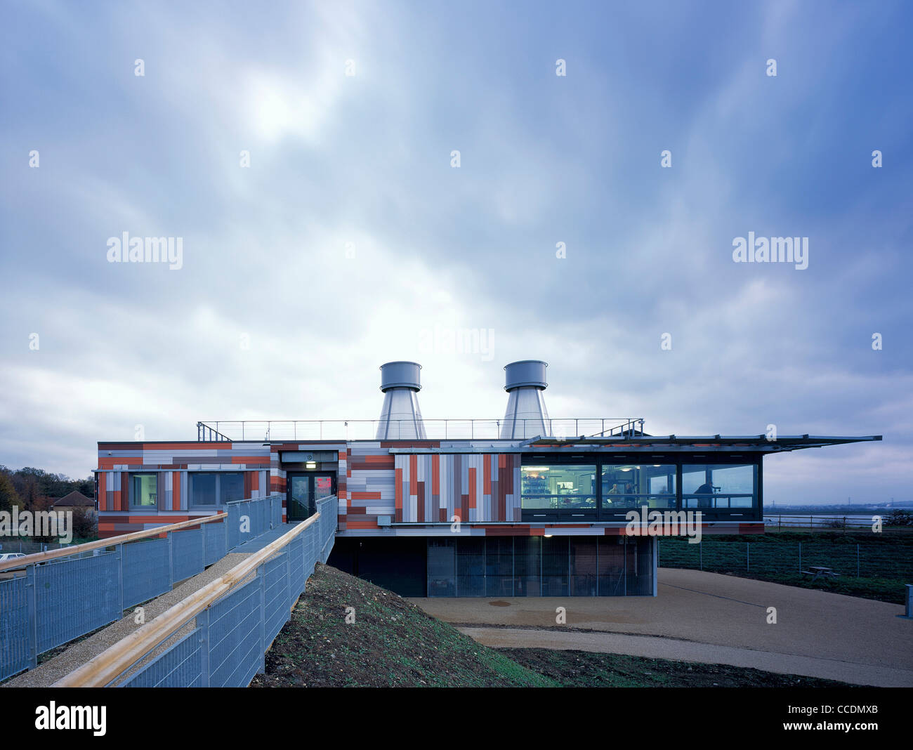 RSPB Visitor Centre Rainham, van Heyningen and Haward Architects, view ...