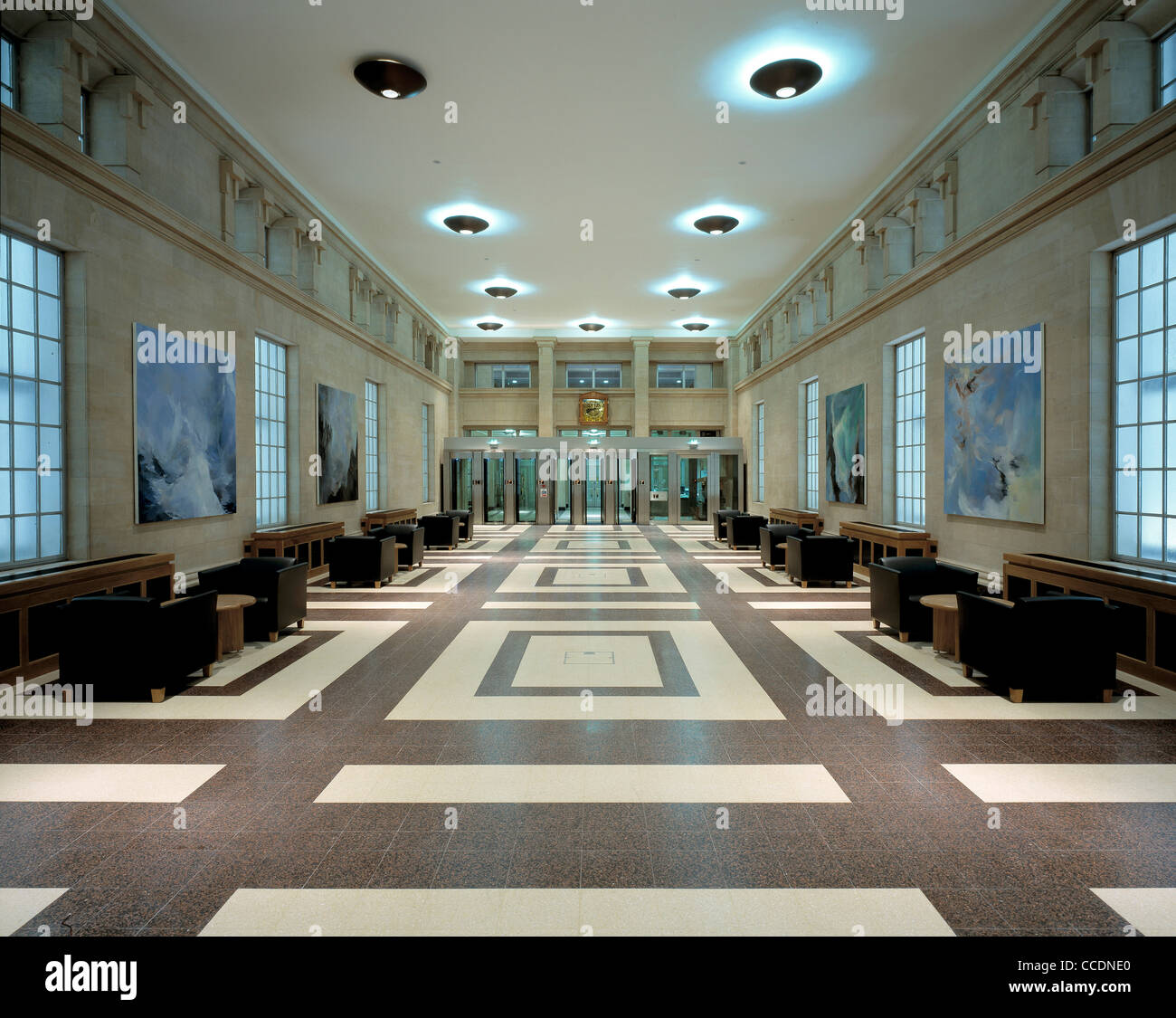 MINISTRY OF DEFENCE - MOD PILLARD HALL OVERVIEW Stock Photo - Alamy