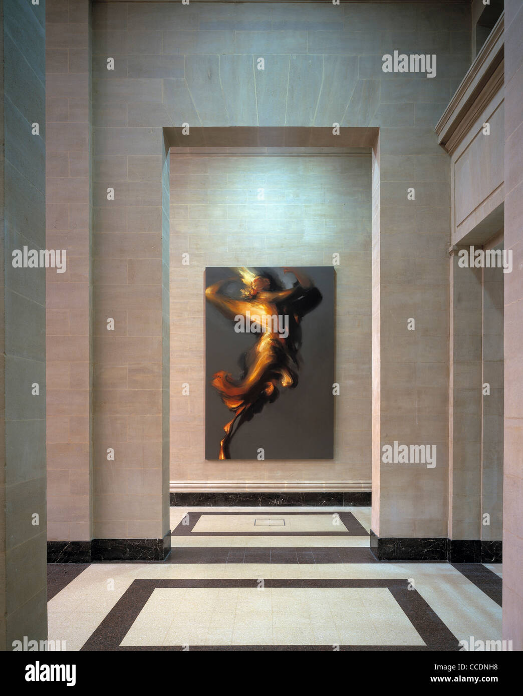 MINISTRY OF DEFENCE - MOD PILLARD HALL VIEW THROUGH COLUMNS Stock Photo ...