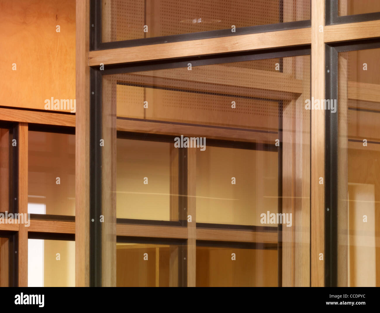 detail, windows and timber panelling Stock Photo - Alamy