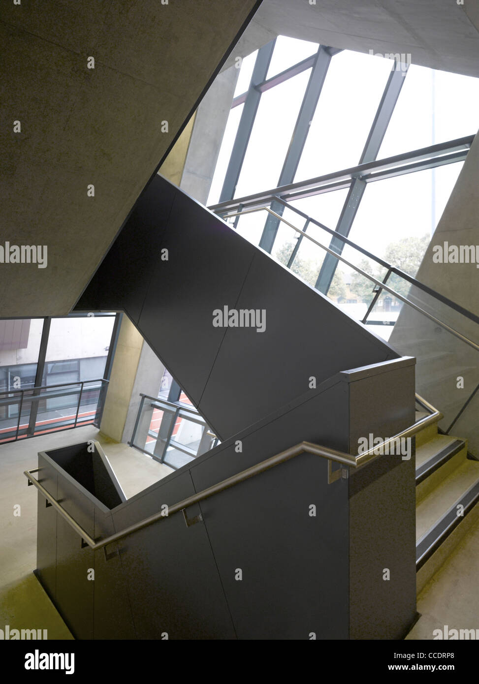 EVELYN GRACE ACADEMY, BRIXTON, ZAHA HADID ARCHITECTS-STAIR Stock Photo ...