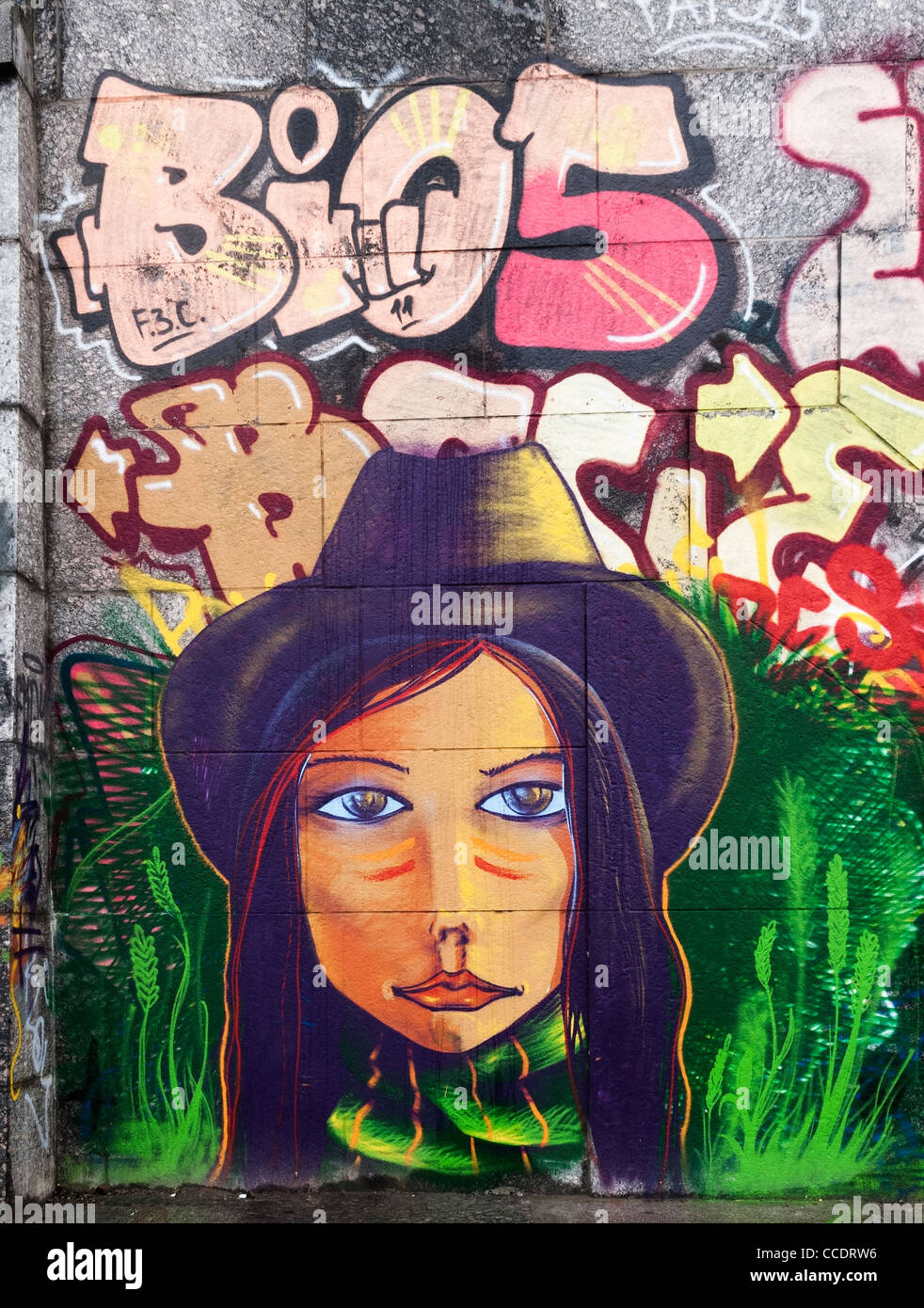 Graffiti on wall in Kiev, Ukraine, eastern Europe Stock Photo - Alamy