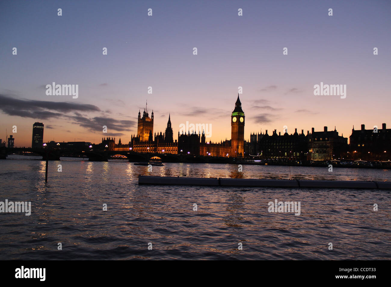 Houses of Parliament river view, London Stock Photo - Alamy