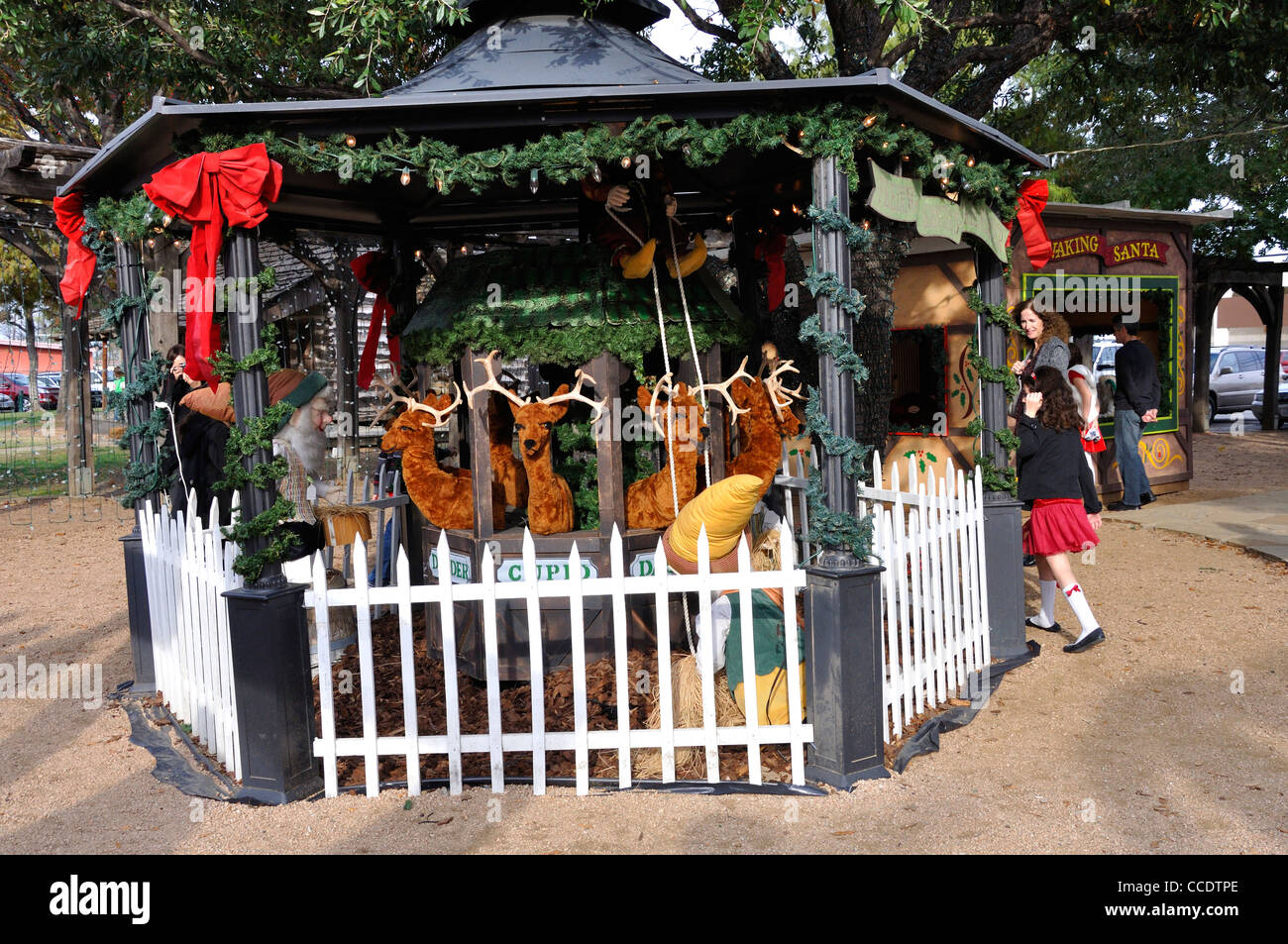 Christmas in Grapevine, Texas, USA Stock Photo - Alamy