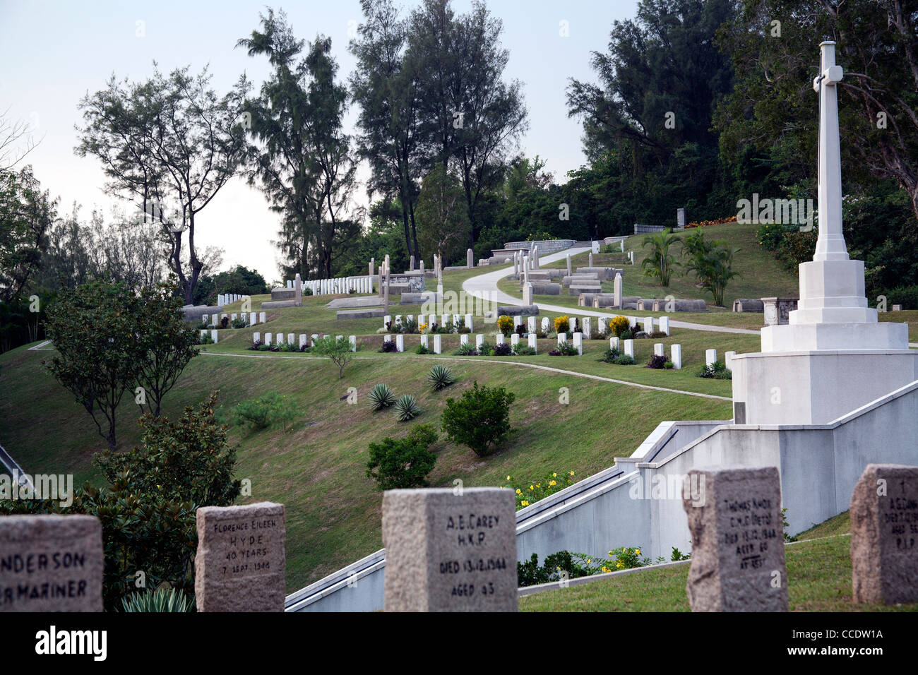 Stanley Military Cemetery, St Stephens Bay in Stanley, Hong Kong CAR ...